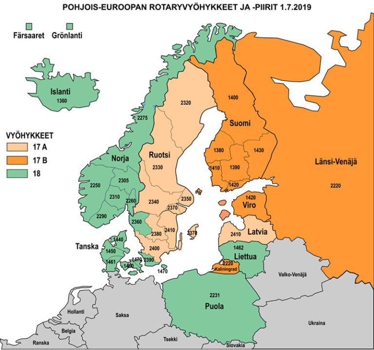 Northern Europe Rotary zone - Piiri 1385