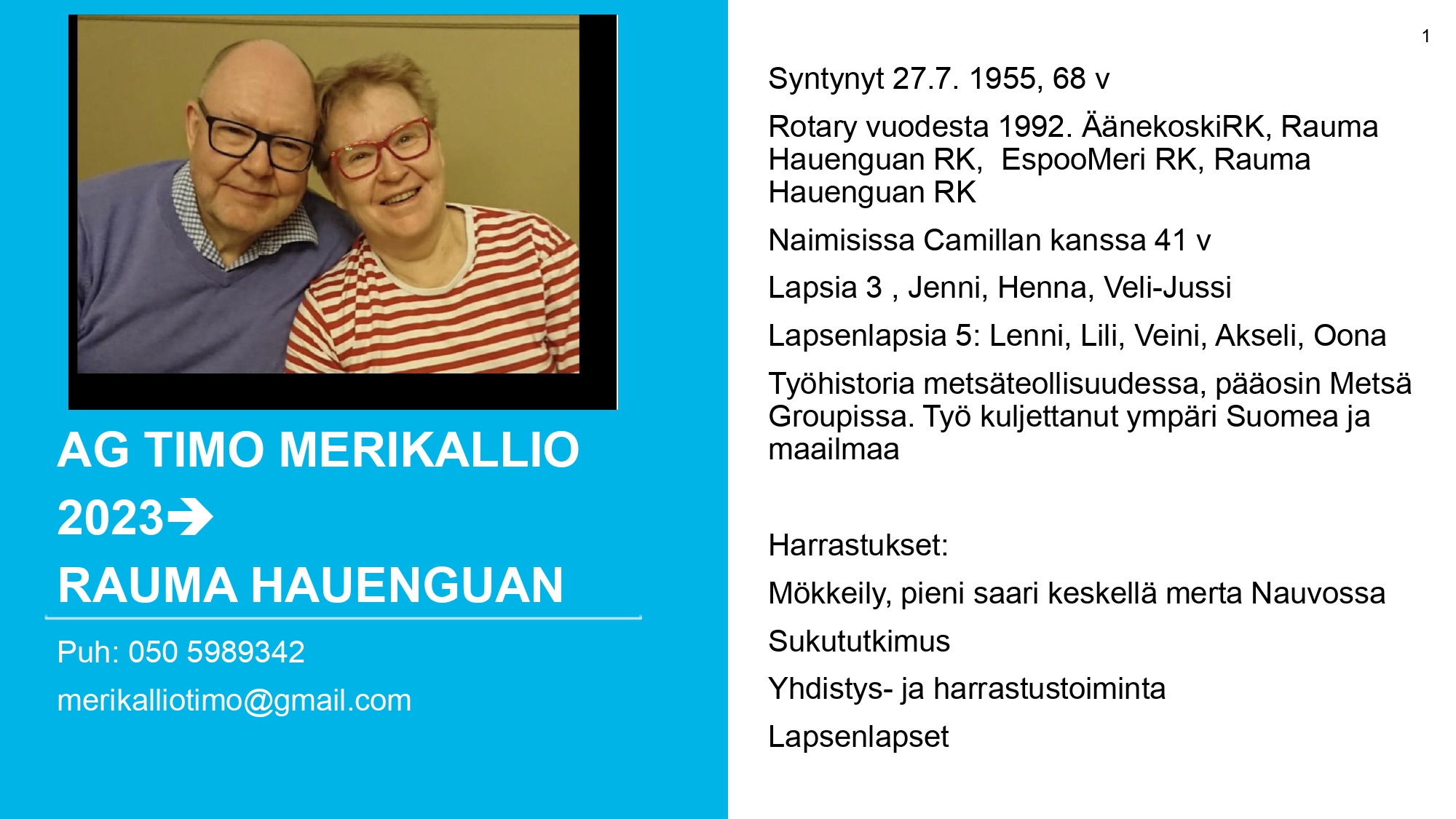 Piirijohdon esittelyssä AG Timo Merikallio - Piiri 1410